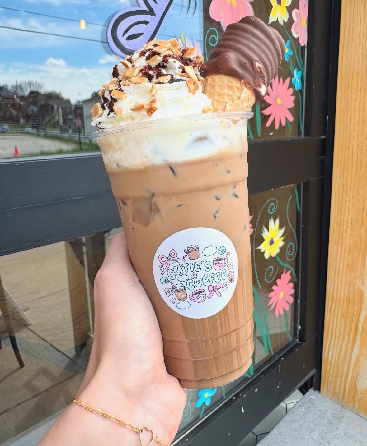 Nutty Drumstick Latte | Cuties Coffee Company